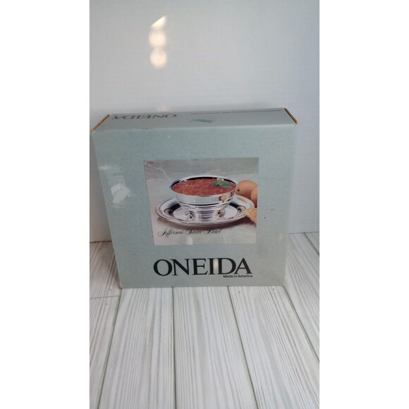 Oneida | Kitchen | Vint Oneida Jefferson Sauce Bowl Silverplate 5 Oz ...